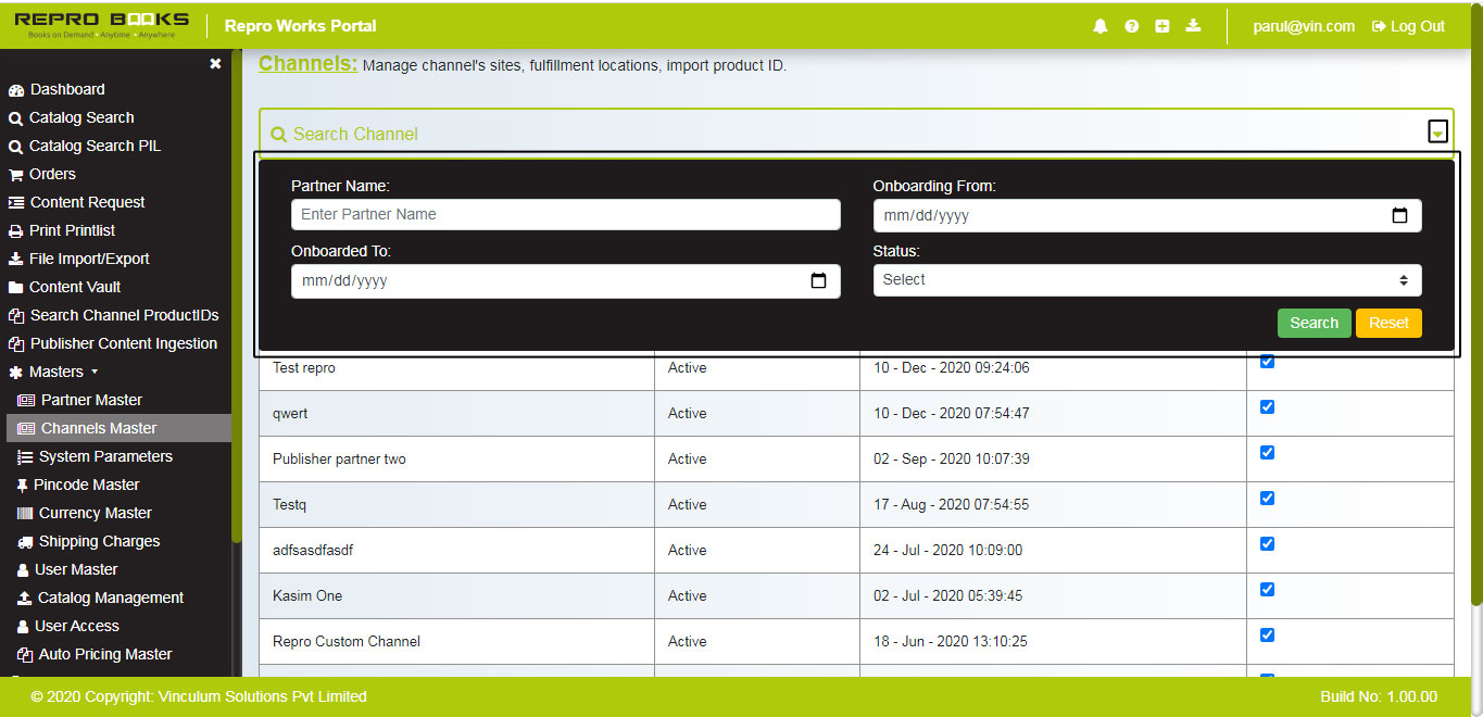 Channels Master - ReproWorks