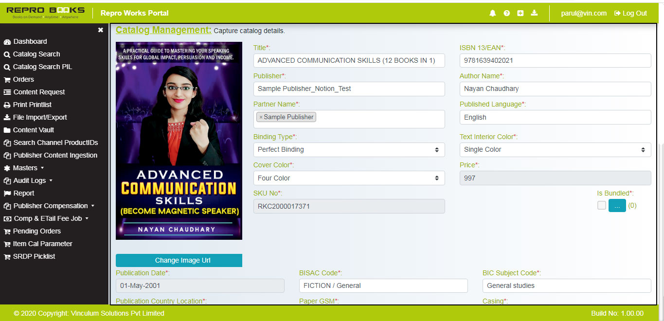 Search Catalog - ReproWorks