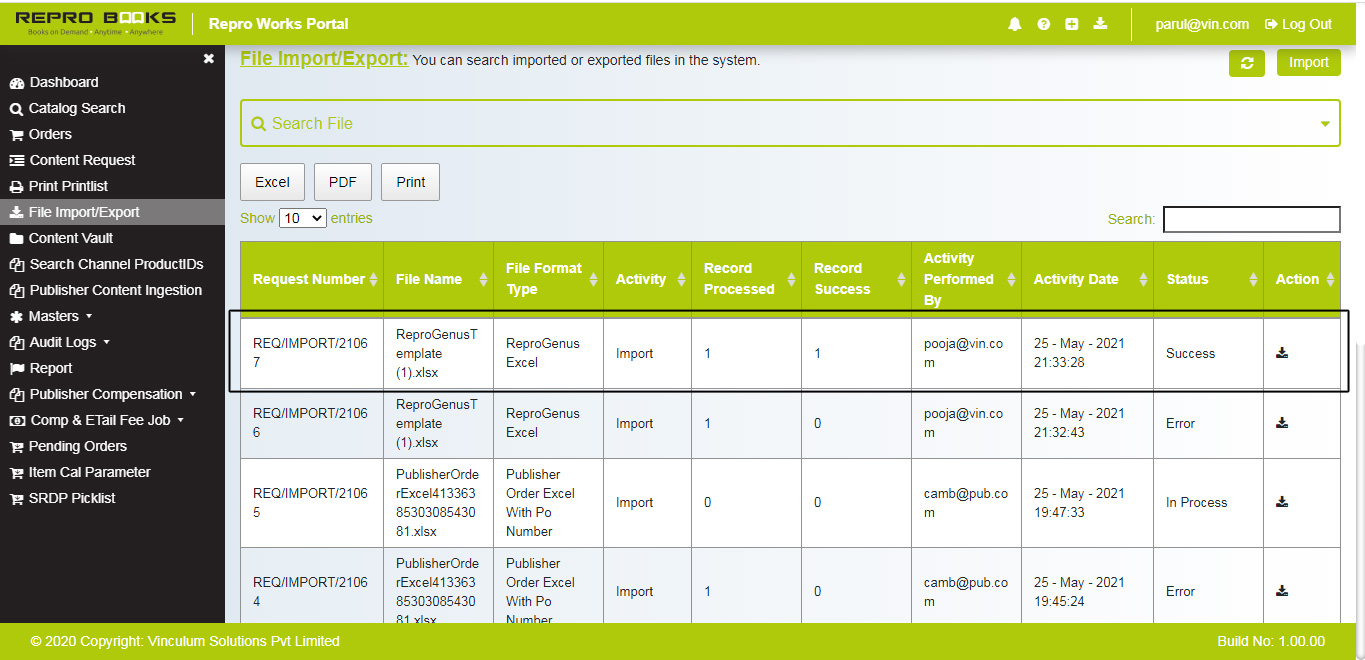 Reports - ReproWorks
