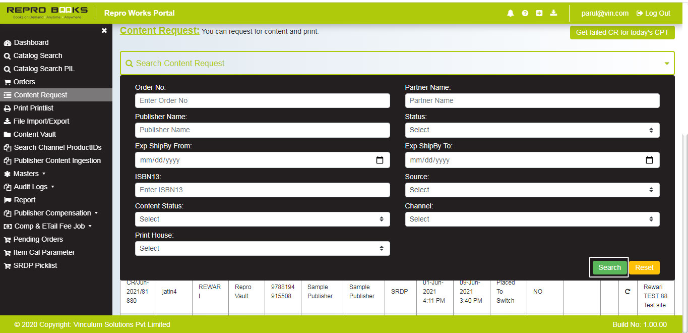 Content Request - ReproWorks