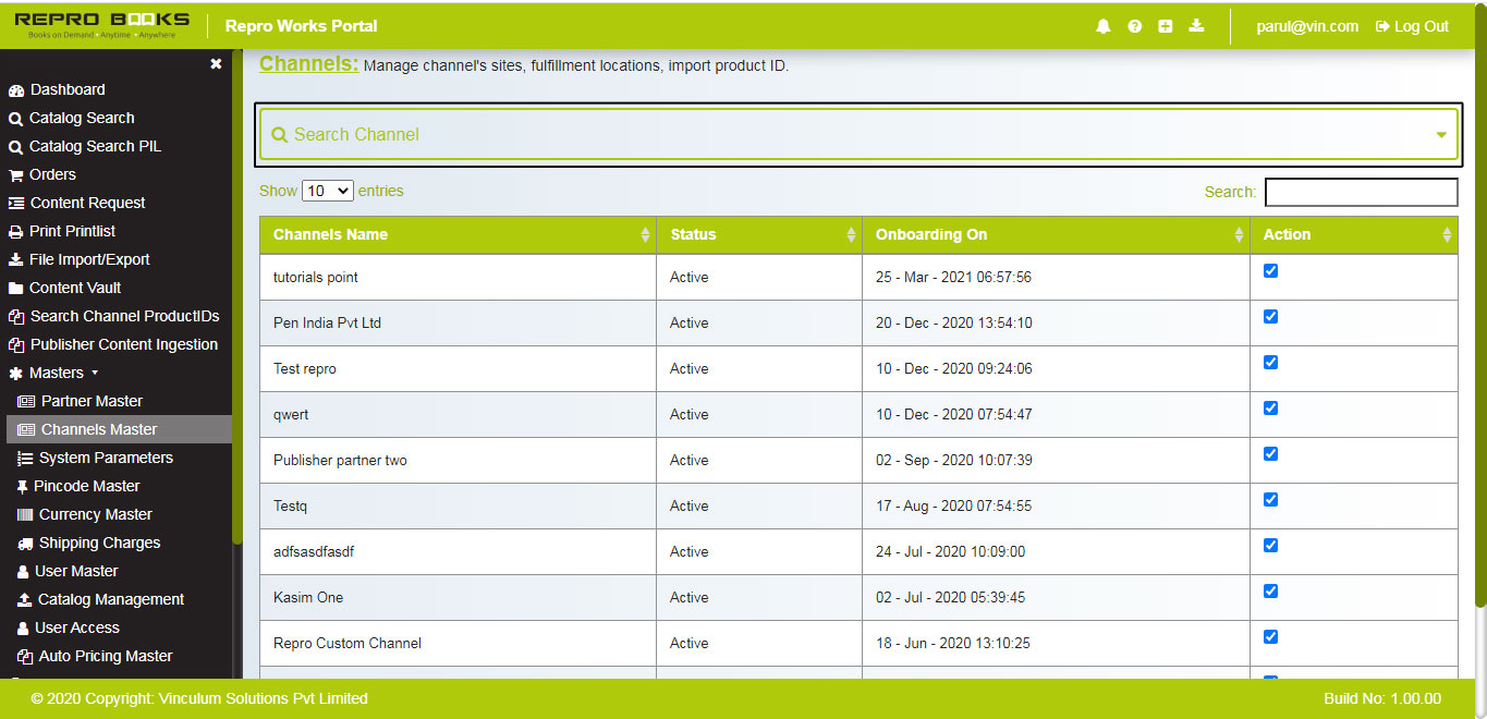 Channels Master - ReproWorks